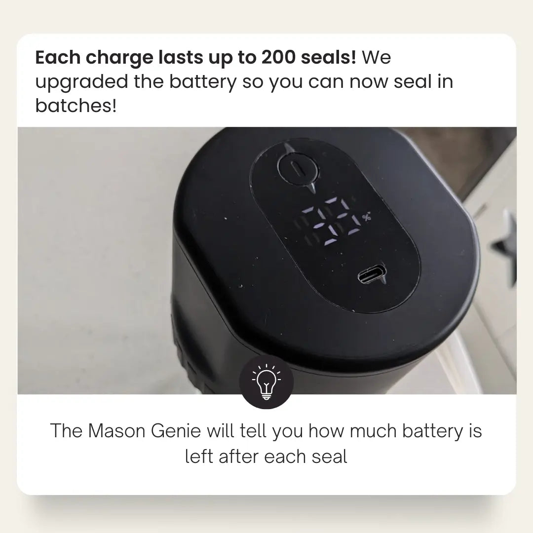 Mason Genie™ Vacuum Sealer Kit